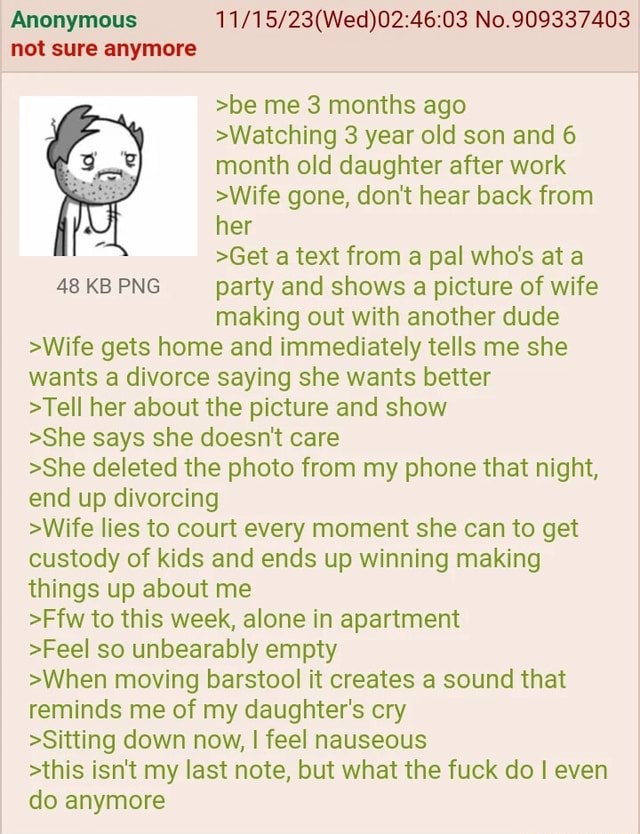 Anonymous No.909337403 not sure anymore >be me 3 months ago >Watching 3 ...