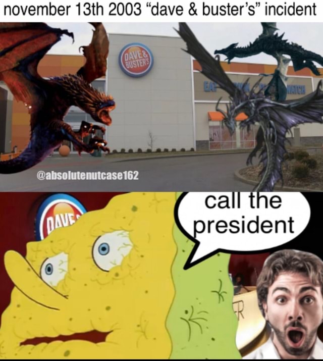 November 13th 2003 "dave & buster's" incident \ia\ Ca - iFunny