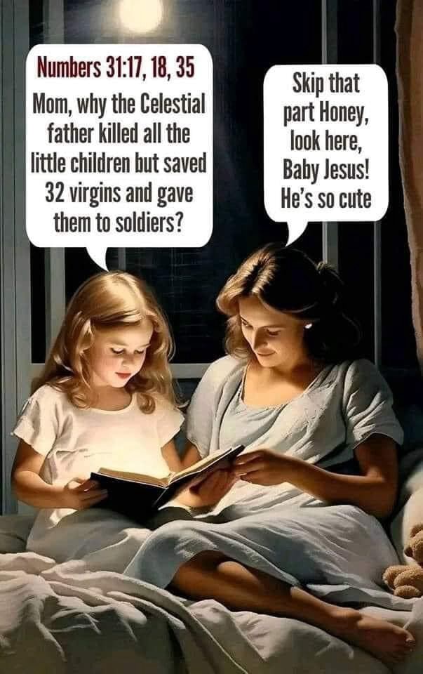 Numbers 18, 35 Mom, why the Celestial father killed all the little ...