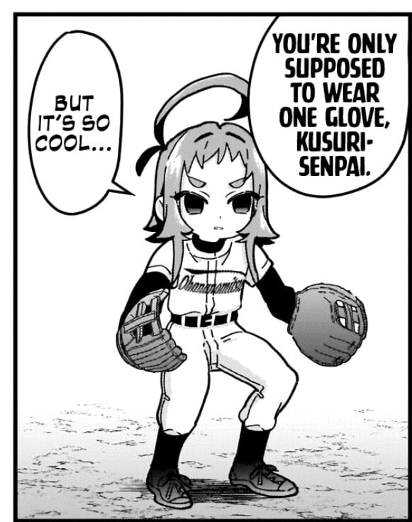 YOU'RE ONLY SUPPOSED TO WEAR ONE GLOVE, KUSURI- SENPAI. - iFunny