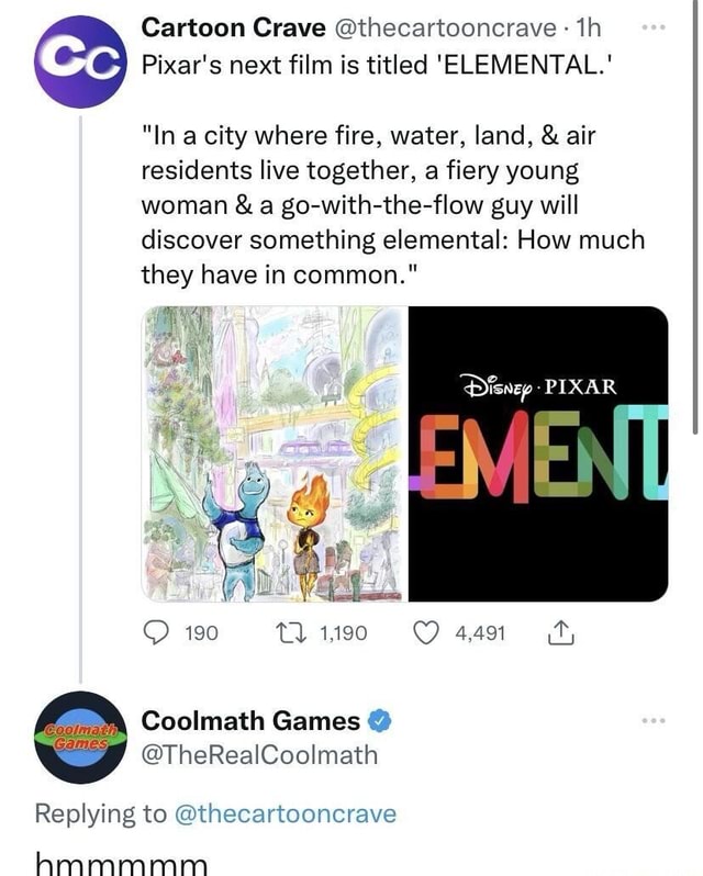 Cartoon Crave @thecartooncrave ih Pixar's next film is titled ...