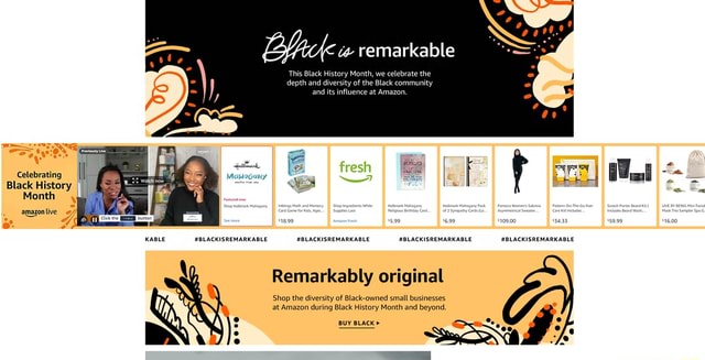 Celebrating Black History Month amazon live remarkable This Black ...