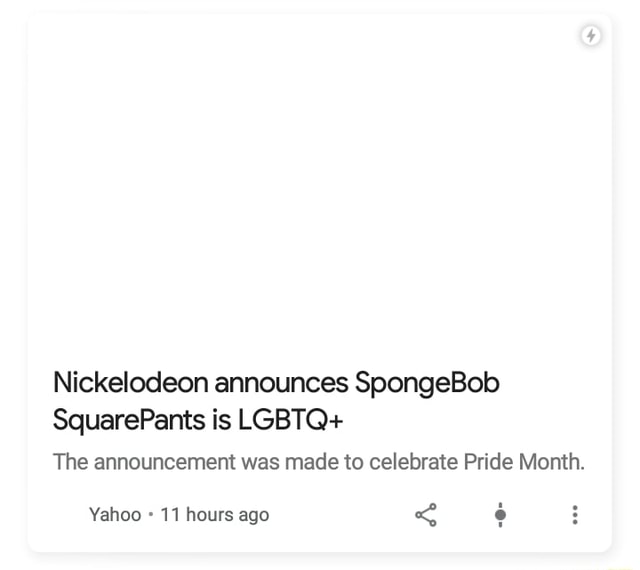Nickelodeon announces SpongeBob The announcement was made to celebrate ...