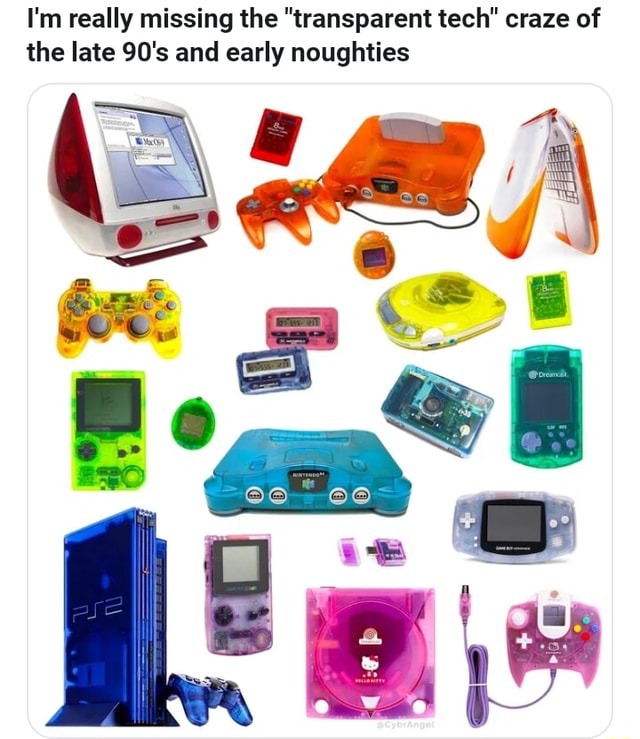 I'm really missing the "transparent tech" craze of the late 90's and ...