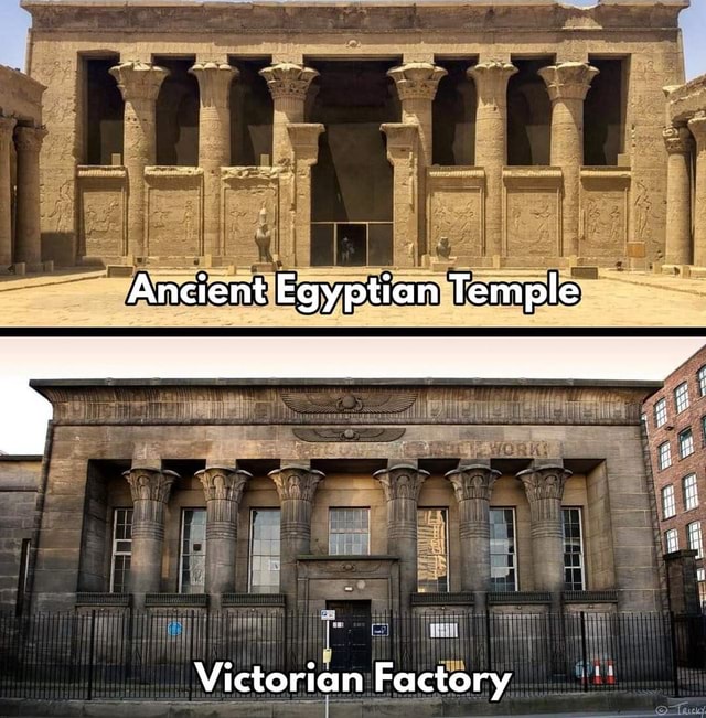 Ancient Egyptian Temple Victorian Factory - iFunny