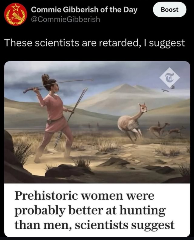 Commie Gibberish of the Day Boost These scientists are retarded, I ...