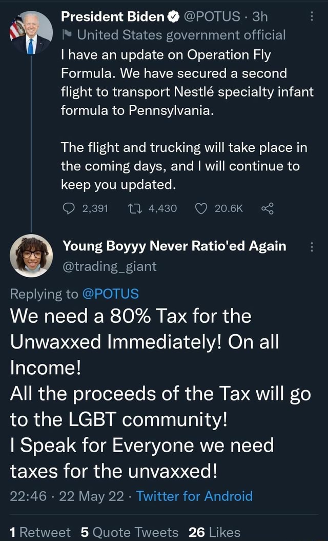 She is right - President Biden @ @POTUS - IS United States government ...