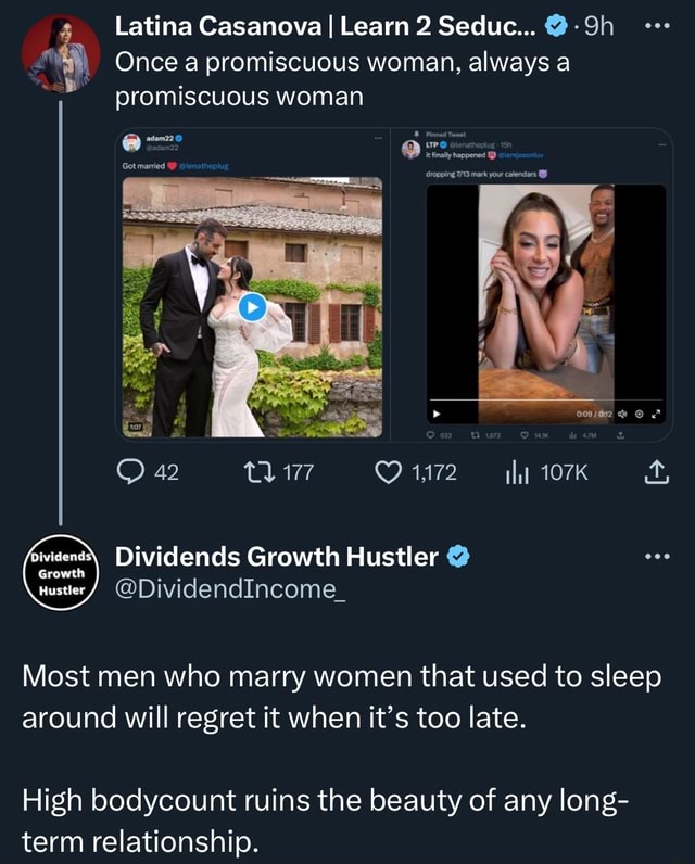 Once a promiscuous woman, always a promiscuous woman Latina Casanova I I Learn 2 Seduce... = 6 ...