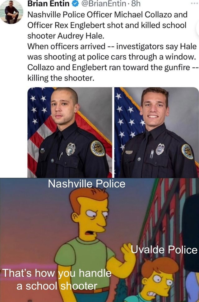 Brian Entin @BrianEntin- - Nashville Police Officer Michael Collazo and ...