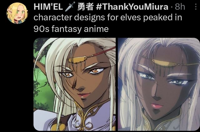 HIM'EL #ThankYouMiura character designs for elves peaked in fantasy ...