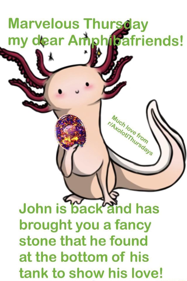 Marvelous Thursday my dear firtendist John is back dnd has brought you ...