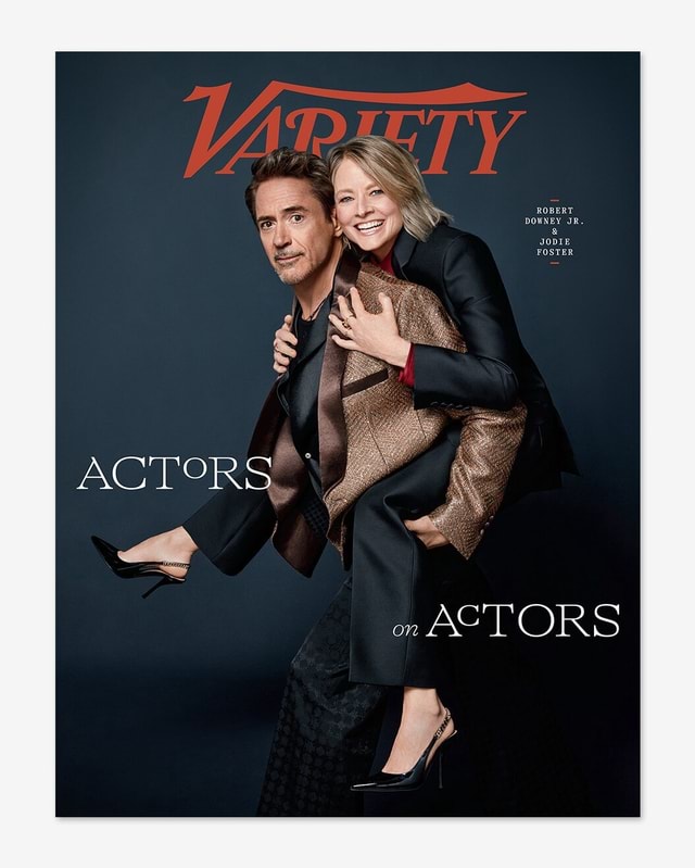 Unveiling Varietys ActorsOnActors cover stars Robert Downey Jr Jodie ...
