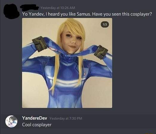 Yo Yandev, I heard you like Samus. Have you seen this cosplayer ...