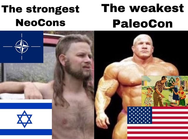 The strongest The weakest NeoCons PaleoCon _ ap - )