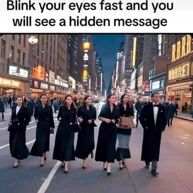 Blink your eyes fast and you will see a hidden message - America’s best ...