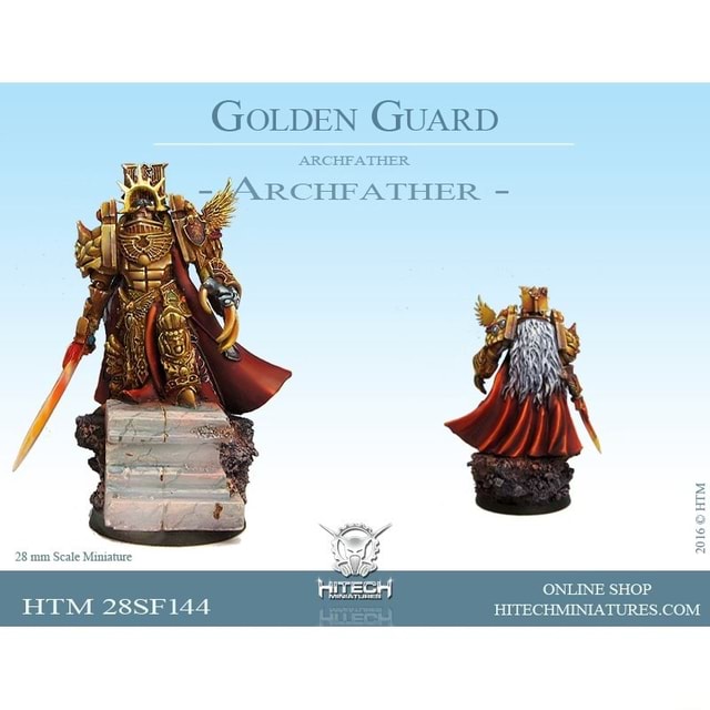 GOLDEN GUARD 28 mm Scale Miniature ONLINE SHOP HITECHMINIATURES COM M ...