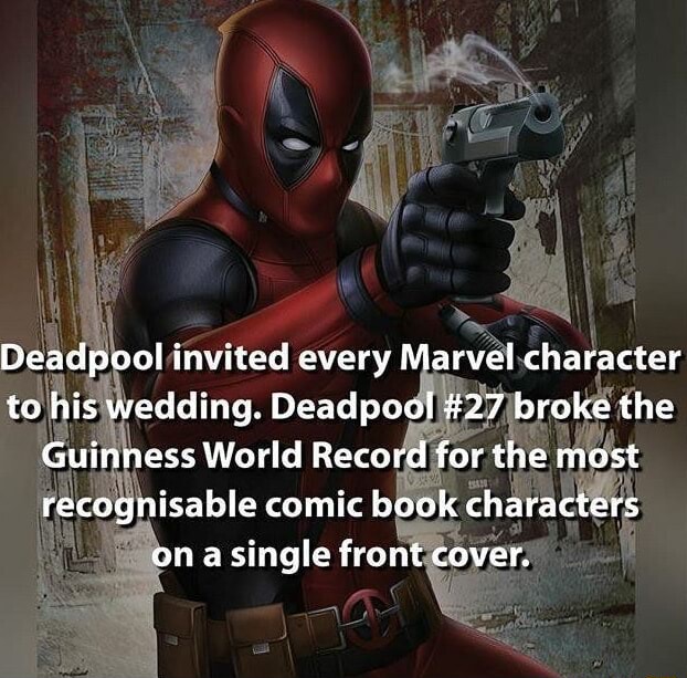 Deadpool invited every Marvel character to his wedding. Deadpool #27 ...