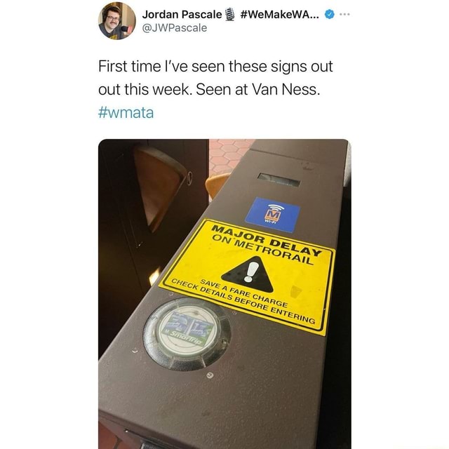 Jordan Pascale First time I've seen these signs out out this week. Seen ...