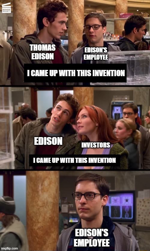 THOMAS EDISON'S EDISON EMPLOYEE CAME UP WITH THIS INVENTION EDISON ...