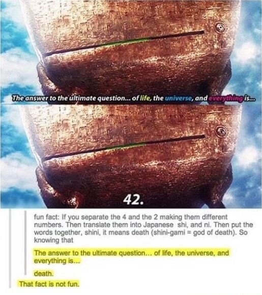 Fun fact: If you separate the 4 and the 2 making them different numbers ...