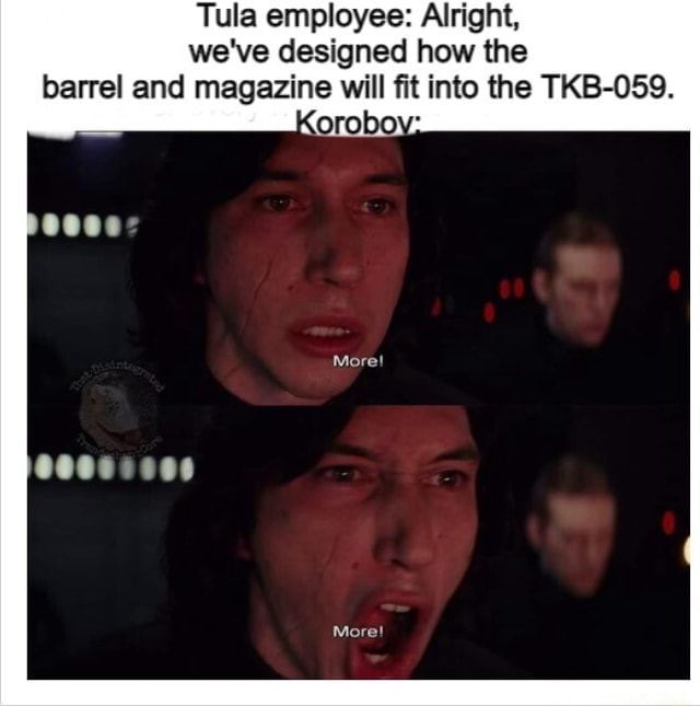 Tula employee: Alright, we've designed how the barrel and magazine will ...