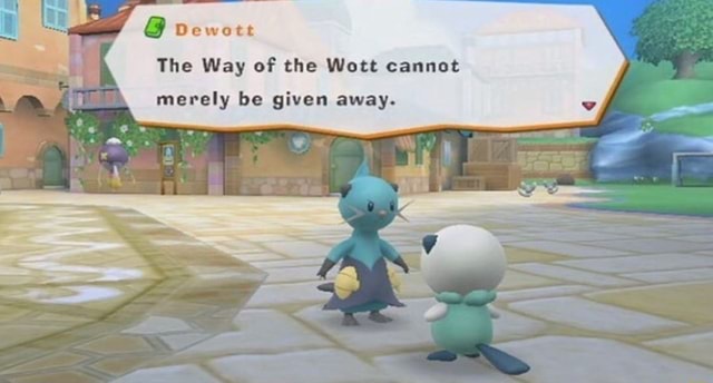 Dewott The Way of the Wott cannot merely be given away. - iFunny