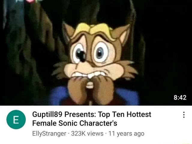 Co Guptill89 Presents Top Ten Hottest Female Sonic Characters