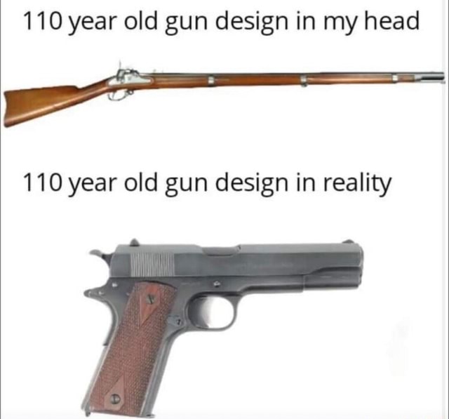 110 year old gun design in my head 110 year old gun design in reality ...
