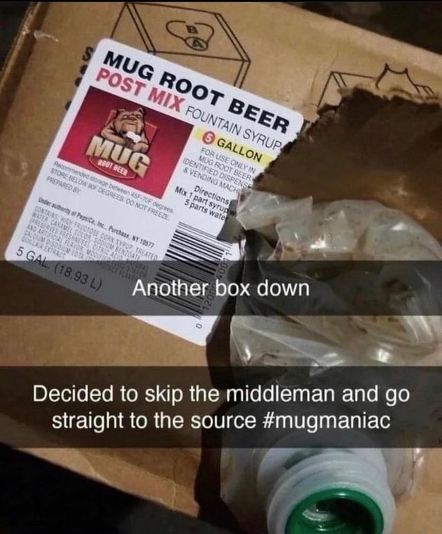 SS . Another box down Decided to skip the middleman and go straight to ...