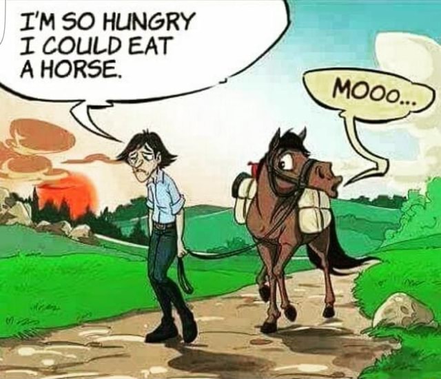 I M So Hungry I Could Eat A Horse Ifunny