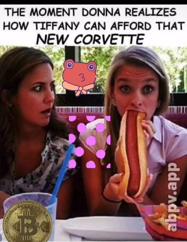 THE MOMENT DONNA REALIZES HOW TIFFANY CAN AFFORD THAT NEW CORVETTE ...