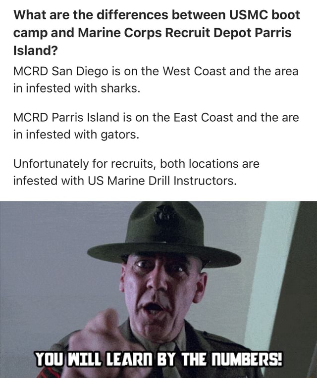 What are the differences between USMC boot camp and Marine Corps ...