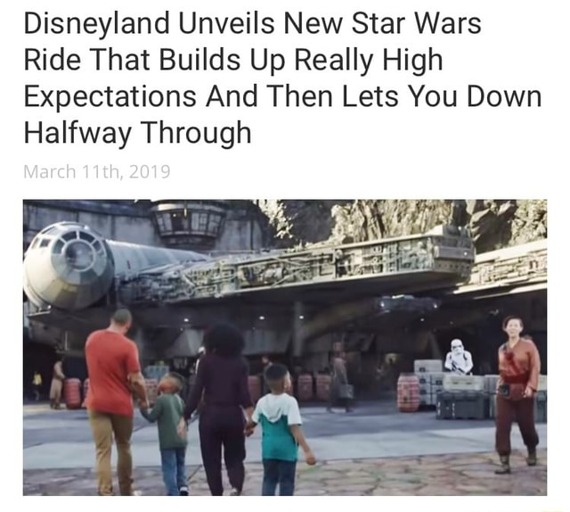 Disneyland Unveils New Star Wars Ride That Builds Up Really High ...