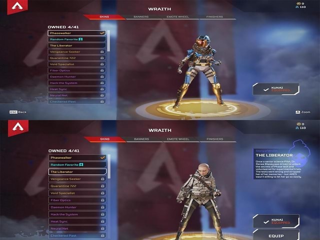 APEX Legends ( DzGAMINGSHOP ) - WRAITH BANNERS. EMoTE WHEEL FINISHERS ...