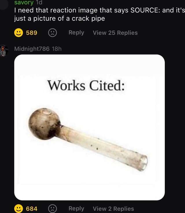 Savory I need that reaction image that says SOURCE: and it's just a ...