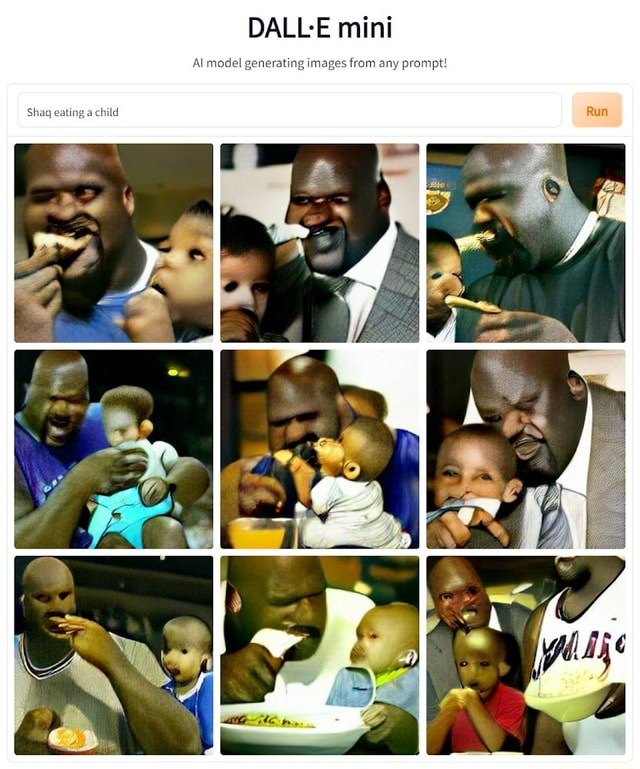 DALE mini At model generating images from any prompt! 'Shag - iFunny