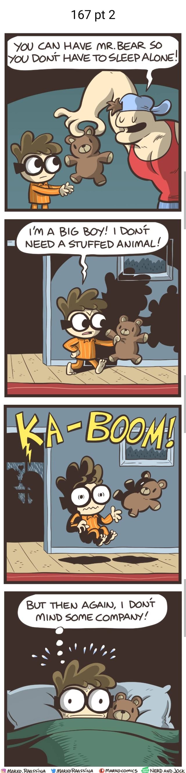 167 pt 2 YOU CAN HAVE MR.BEAR SO YOU DONT HAVE To SLEEP ALONE! A BIG ...