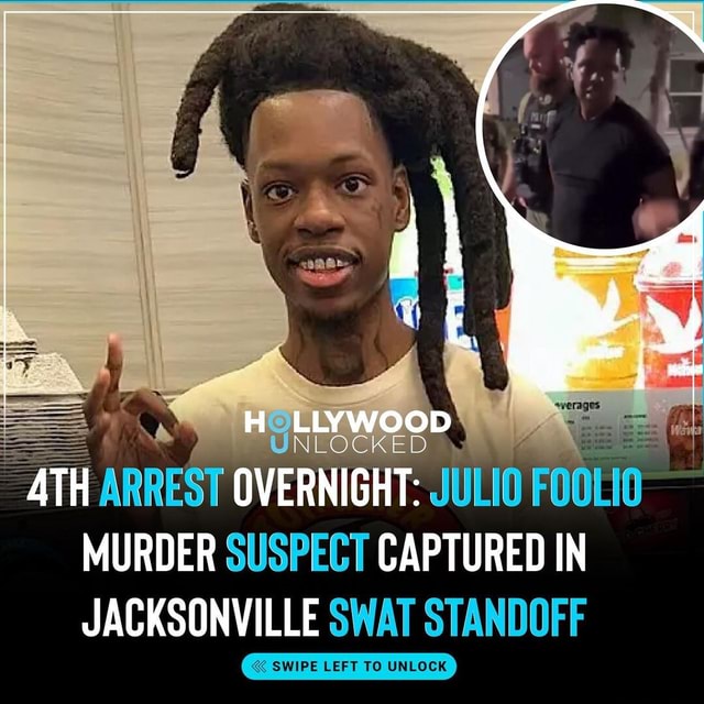 LLYWOOD ATH ARREST OVERNIGHT: JULIO FOOLIO MURDER SUSPECT CAPTURED IN ...