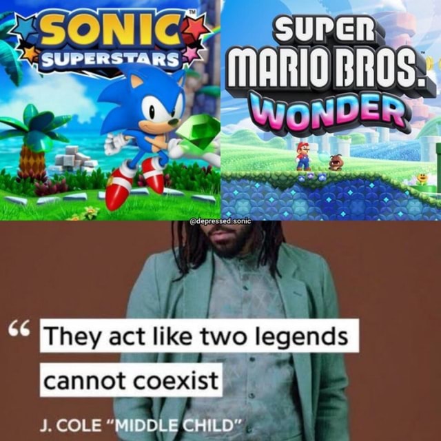 They act like two legends cannot coexist, J. COLE "MIDDLE CHILD" - iFunny