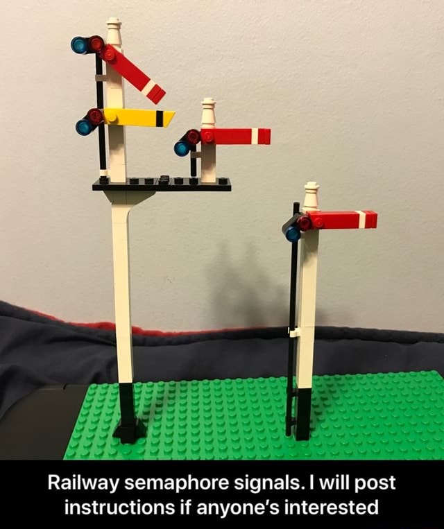 Railway Semaphore Signals I Will Post Instructions If Anyones