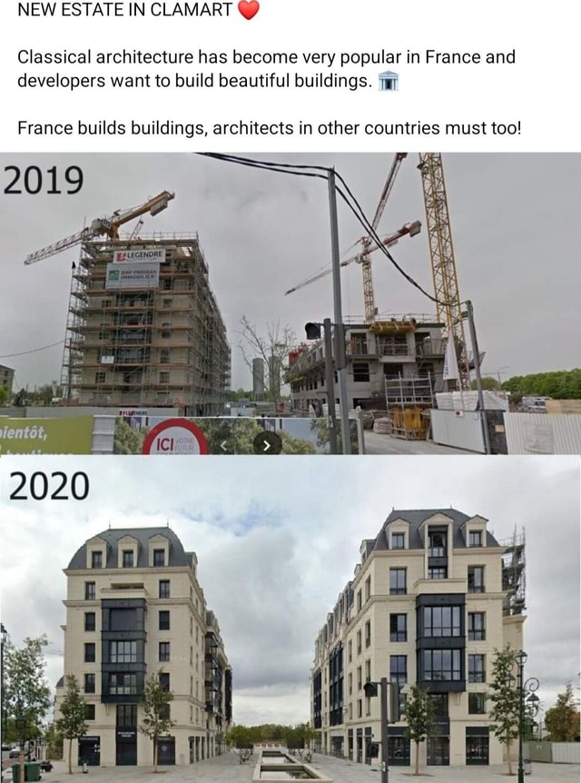 NEW ESTATE IN CLAMART Classical architecture has become very popular in ...