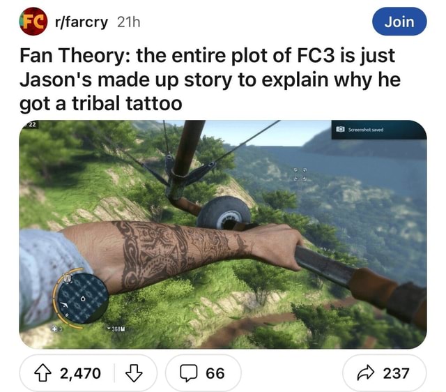 Fan Theory: the entire plot of FCS is just Jason's made up story to ...