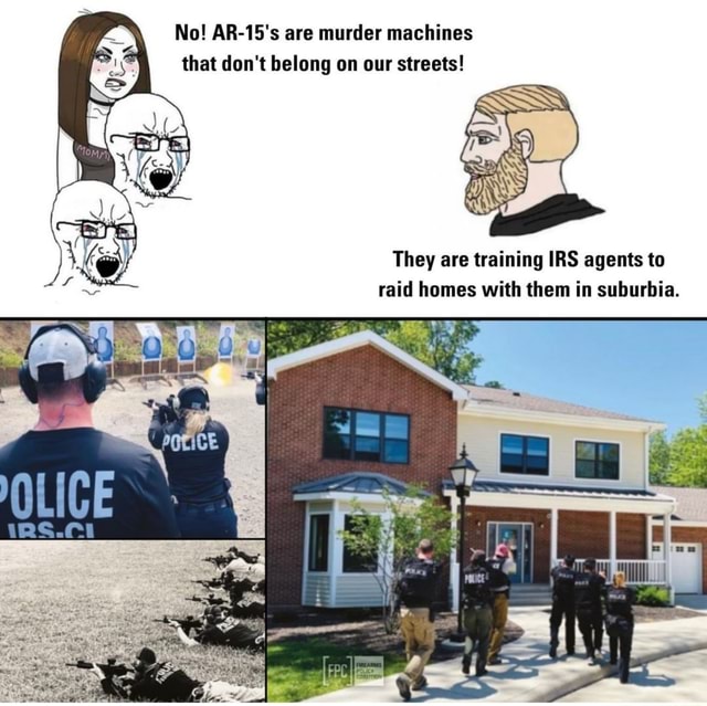 No! AR-15's are murder machines that don't belong on our streets! They ...