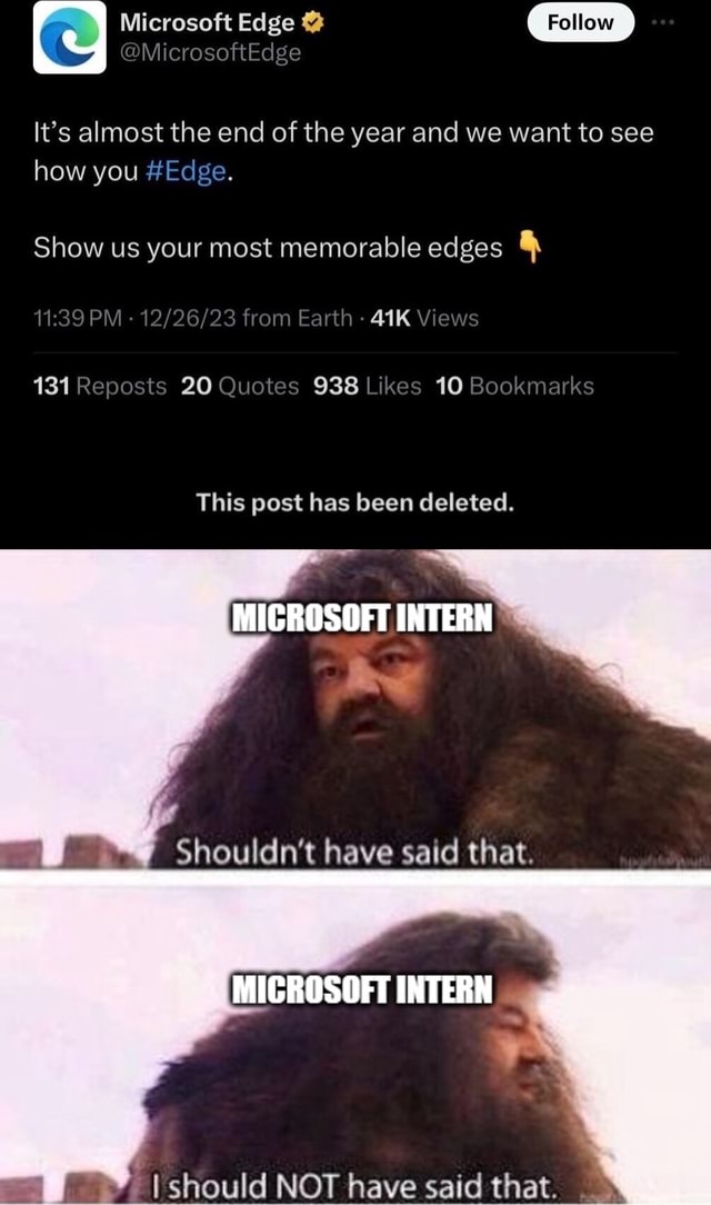 Follow Microsoft Edge It's almost the end of the year and we want to ...
