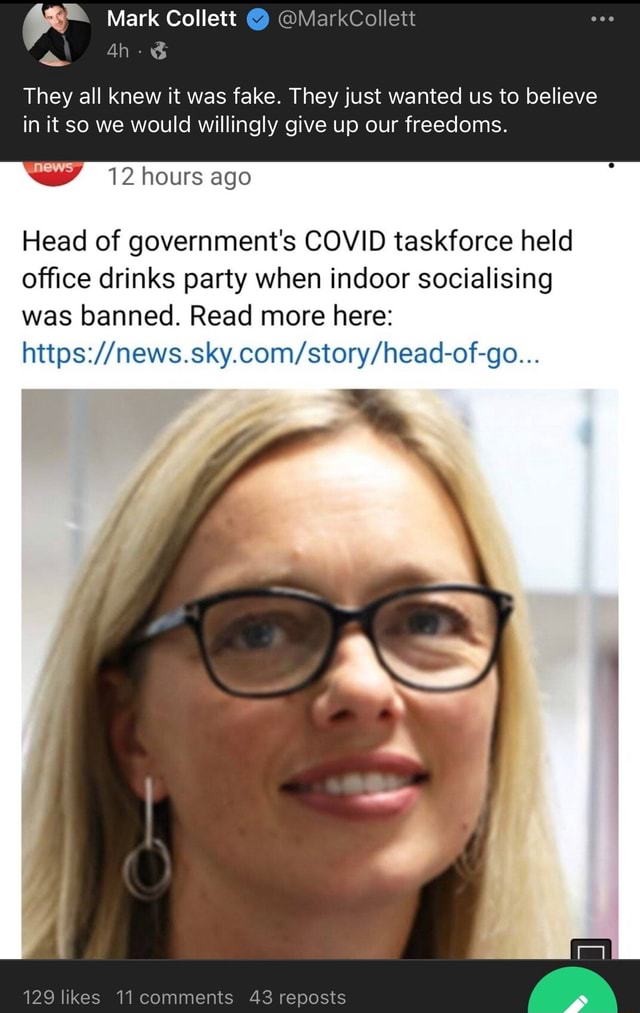 Mark Collett @MarkCollett They all knew it was fake. They just wanted ...