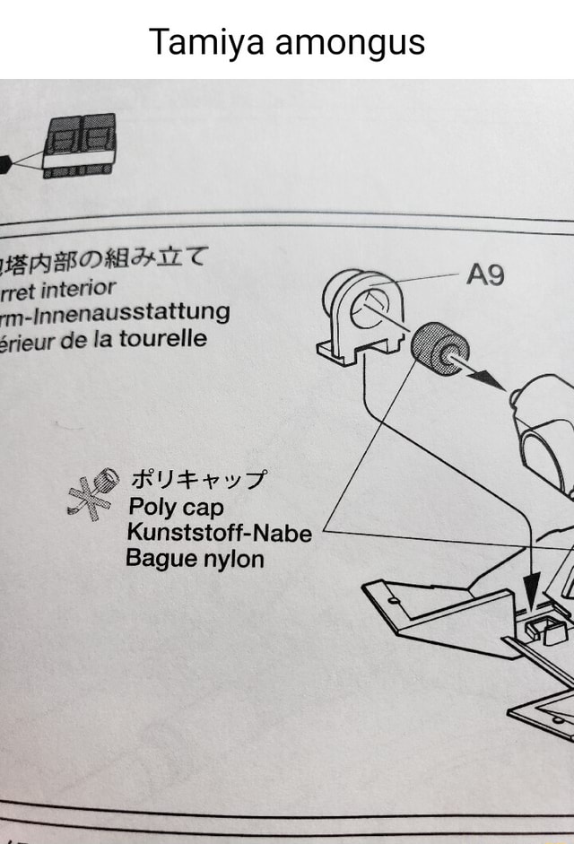 Tamiya amongus AILT met interior m-Innenausstattung srieur de la ...