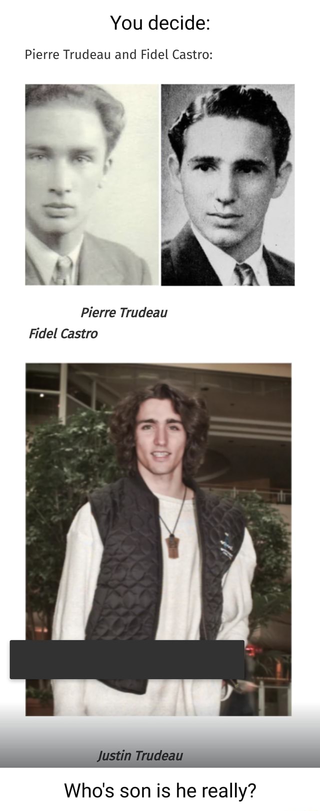 You decide: Pierre Trudeau and Fidel Castro: at Pierre Trudeau Fidel ...