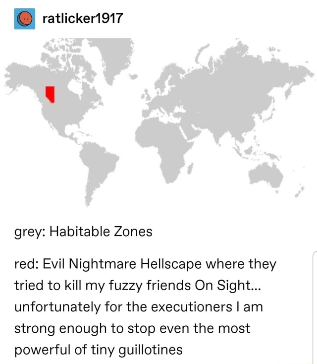 . ratlicker1917 grey: Habitable Zones red: Evil Nightmare Hellscape ...