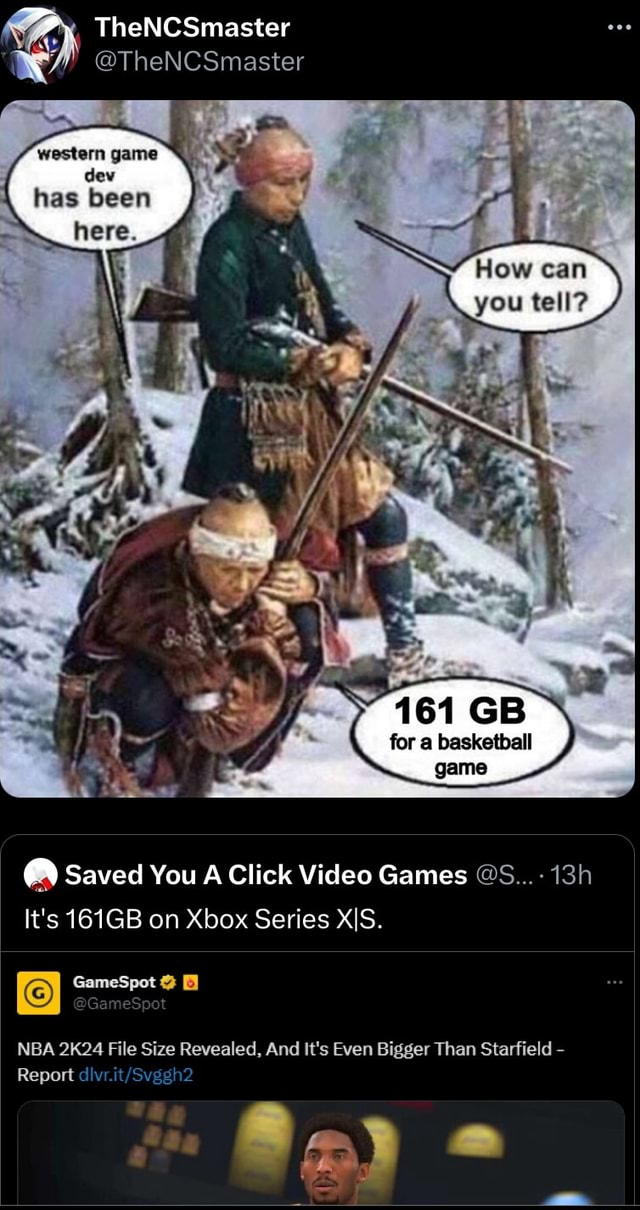 TheNCSmaster @TheNCSmaster can you tell? western game dev has been here ...