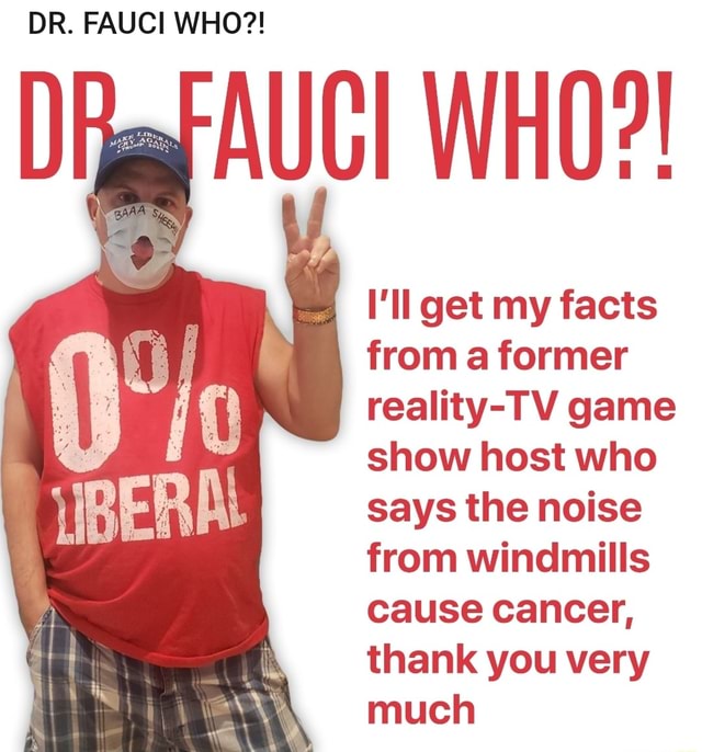 Rar AUC WHO?! I'll get my facts from a former reality-TV game show host ...